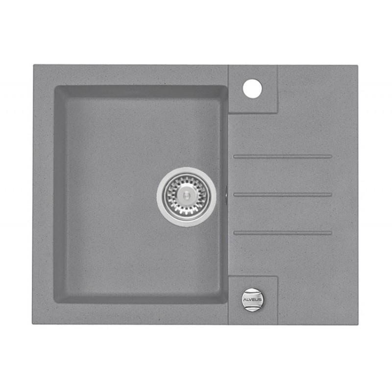 ALVEUS Rock 30 granitový kuchyňský dřez 595x475 mm, beton