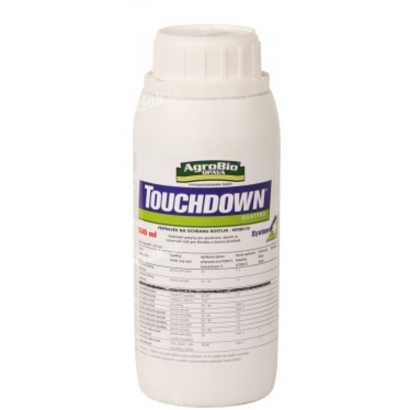 AgroBio TOUCHDOWN QUATTRO hubení plevelů, 500 ml herbicid 004066