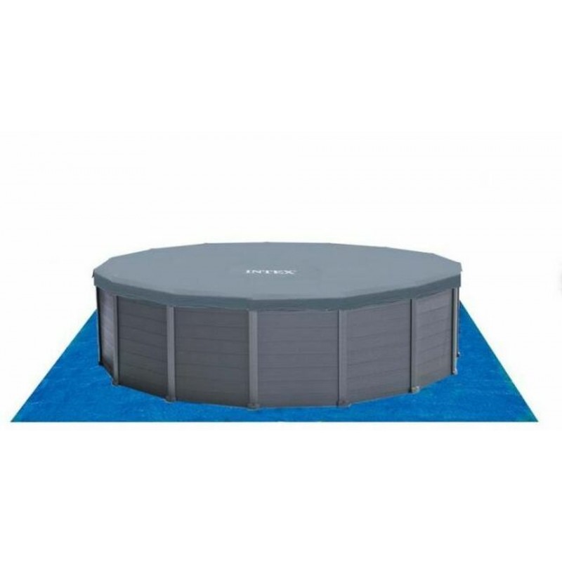 INTEX GRAPHITE GREY PANEL POOLS 4,78x1,24m s pískovou filtrací 26384NP