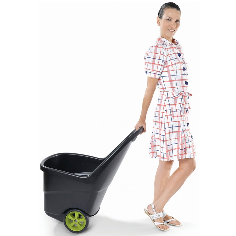 KETER EASY GO XL 62L vozík, šedá/zelená 17190643